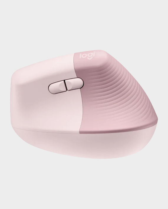 Buy Logitech Lift Vertical Ergonomic Mouse Pink in Qatar - AlaneesQatar.Qa