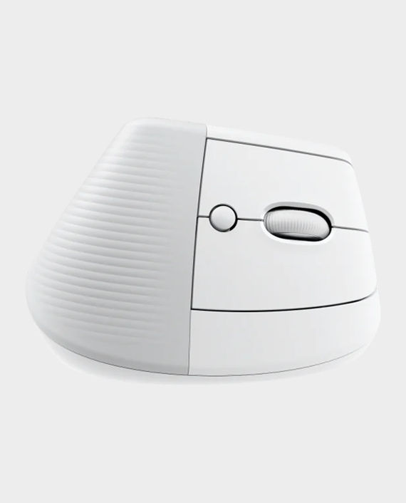 Buy Logitech Lift Vertical Ergonomic Mouse White in Qatar - AlaneesQatar.Qa