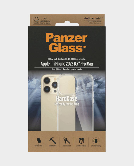 Buy PanzerGlass Hardcase for iPhone 14 Pro Max - Clear Price in Qatar ...