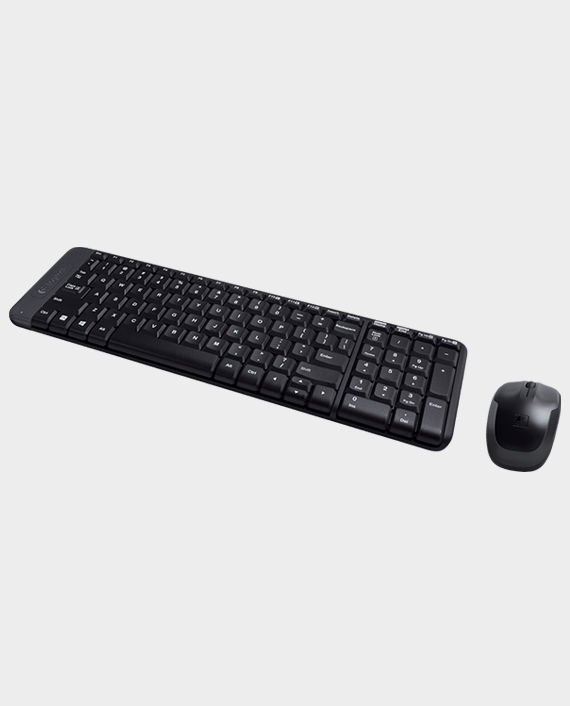 Buy Logitech Wireless Keyboard and Mouse Combo (Arabic) MK220 in Qatar ...