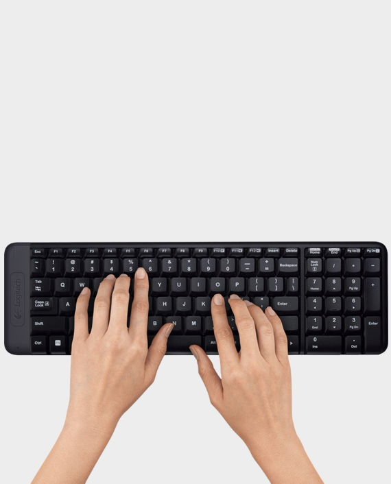 Buy Logitech Wireless Keyboard and Mouse Combo (Arabic) MK220 in Qatar ...