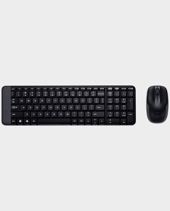 Buy Logitech Wireless Keyboard and Mouse Combo (Arabic) MK220 in Qatar ...