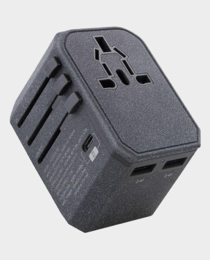 Buy Voyage PD World Travel Adapter (Charcoal) in Qatar - AlaneesQatar.Qa