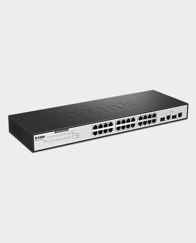 Buy D-Link 24-Port 10/100Mbps Unmanaged Switch with 2 Gigabit UTP Ports ...