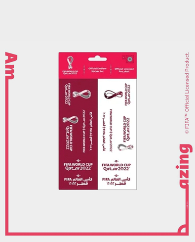 Buy FWC Qatar 2022 Official Emblem Sticker Assorted 1019-001AS ...