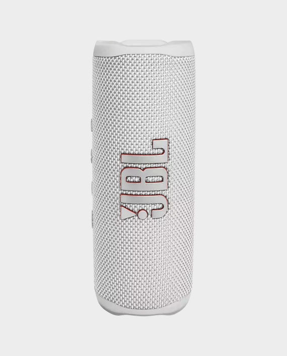 Buy JBL Flip 6 Waterproof Portable Bluetooth Speaker (White) in Qatar - AlaneesQatar.Qa