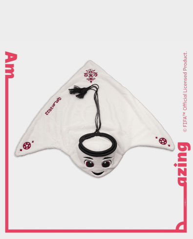 Buy FWC Qatar 2022 Fifa Laeeb Plush Hat - AlaneesQatar.Qa