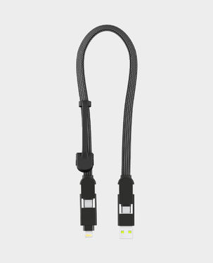 Buy Rolling Square inCharge XL 6 in 1 Cable 100W 1ft/30cm (Urban Black ...