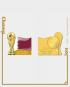 Buy FWC Qatar 2022 2.5D Trophy & Qatar Flag Pin 25*27MM - F22-PN ...