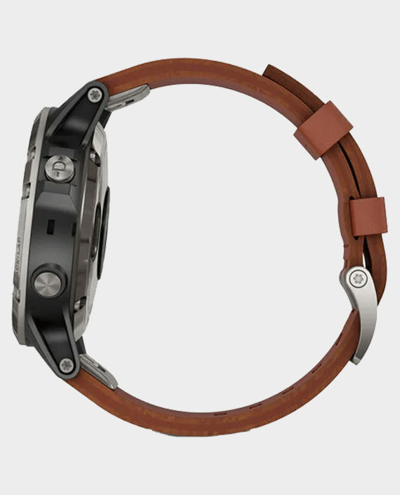 Buy Garmin 010-01988-31 D2 Delta Aviator Watch with Brown Leather Band in Qatar - AlaneesQatar.Qa
