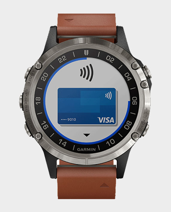 Buy Garmin 010-01988-31 D2 Delta Aviator Watch with Brown Leather Band in Qatar - AlaneesQatar.Qa