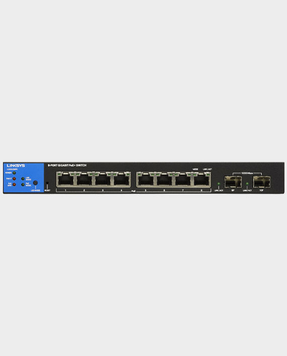 Buy Linksys LGS310MPC 8-Port Managed GB PoE+ Switch 2 1G SFP 110W in ...