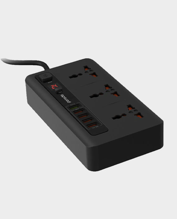 Buy Porodo 4 USB Port 3.4A+ 1QC 3.0 with Universal Power Sockets 10A in ...