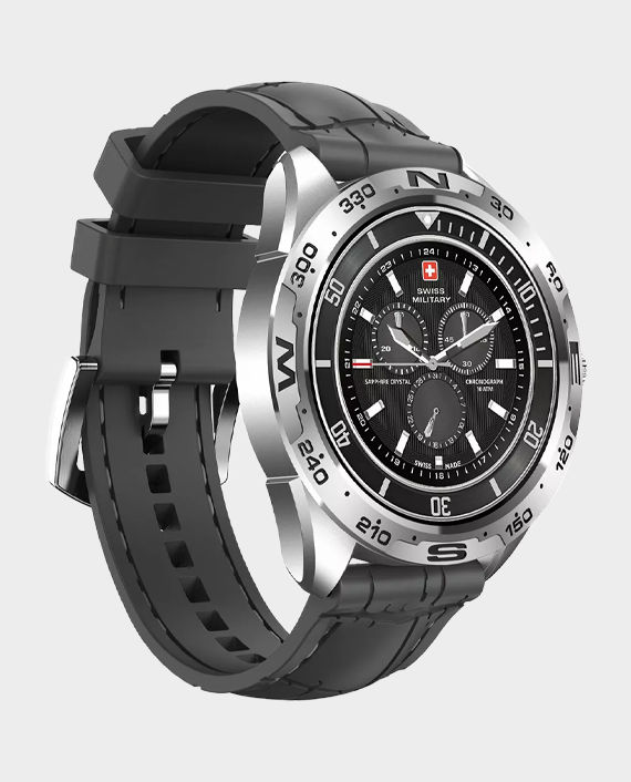 Buy Swiss Military Bundle Dom Smart Watch (Grey) + Victor True Wireless ...