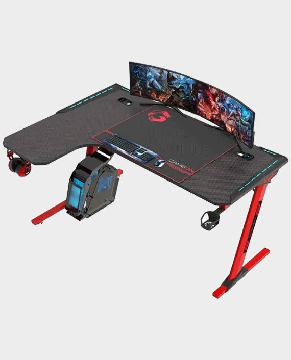 Buy GAMEON Phantom XL-L Series L-Shaped RGB Flowing Light Gaming Desk ...