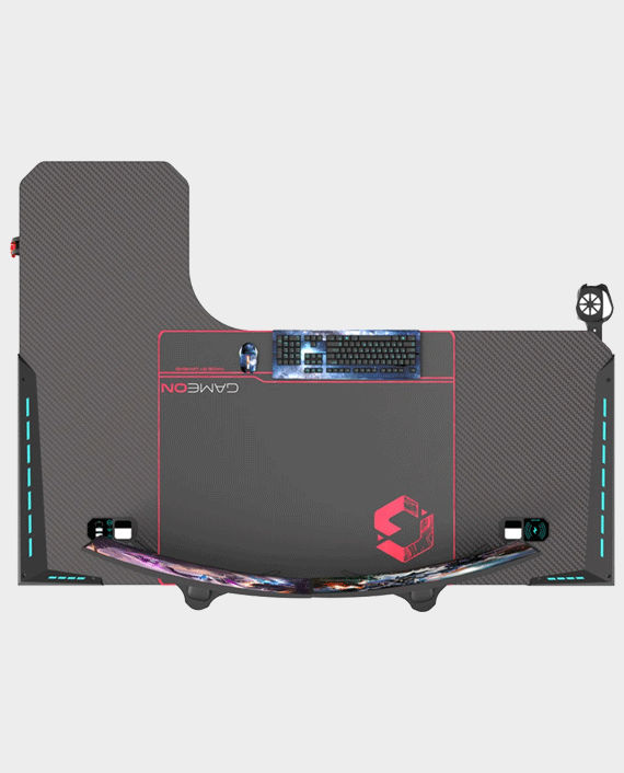Buy GAMEON Phantom XL-R Series L-Shaped RGB Flowing Light Gaming Desk ...