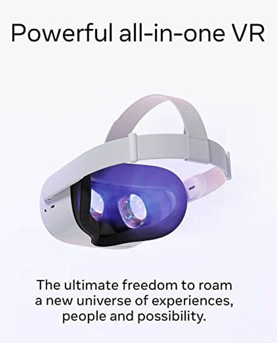 Buy Oculus Meta Quest 2 Advanced All in One Virtual Reality Headset with Resident Evil 4 Bundle ...