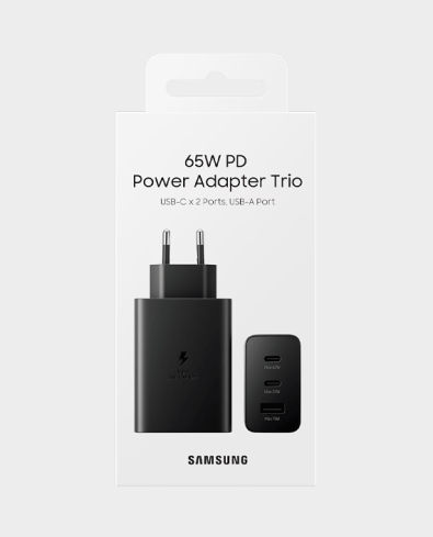 Buy Samsung 65W PD Power Adapter Trio EP-T6530 in Qatar - AlaneesQatar.Qa