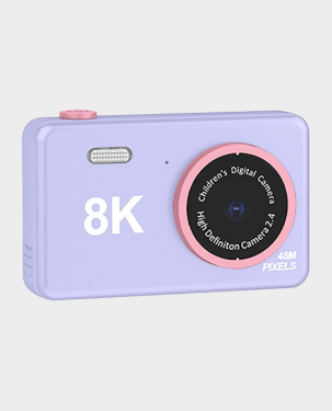 Buy Digital Children's Camera 8K HD Photograph H4CCD (Purple) in Qatar ...