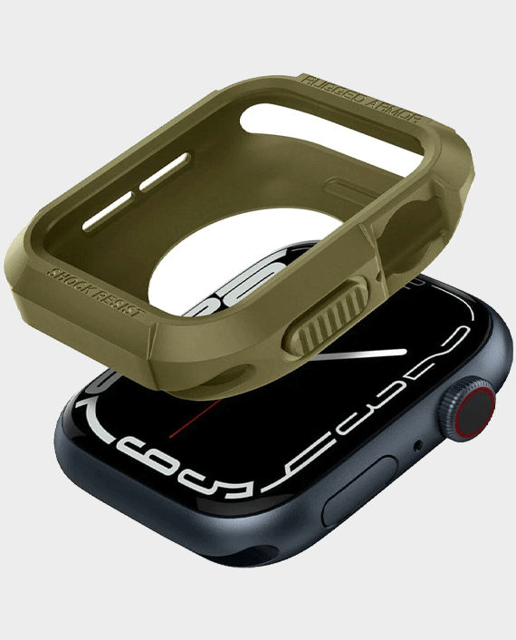 Buy Spigen Rugged Armor Pro Case for Apple Watch 44/45mm Charcoal Gray ...