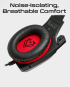 Buy VERTUX Denali Wired Gaming Headset (Red) in Qatar - AlaneesQatar.Qa