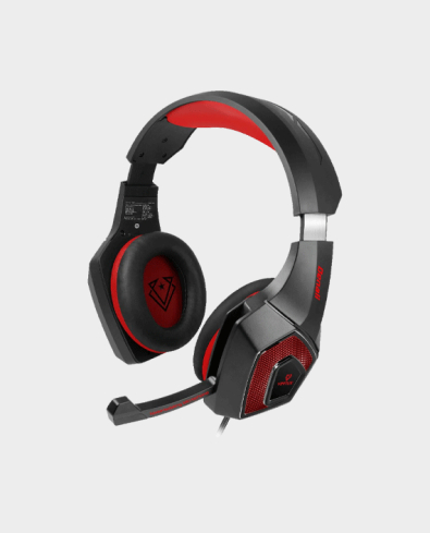 Buy VERTUX Denali Wired Gaming Headset (Red) in Qatar - AlaneesQatar.Qa