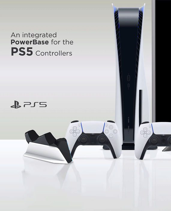 Buy Vertux Dual Dock Charging Hub For PS5 Dual Sense Controller – White ...