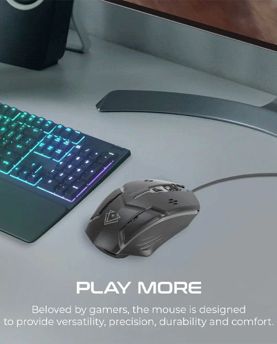 Buy Vertux Sensei USB Wired Computer Gaming Mouse in Qatar ...
