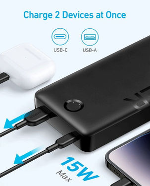 Buy Anker 325 Power Bank (Powercore 20k ll) A1286H11 - Black Price in ...