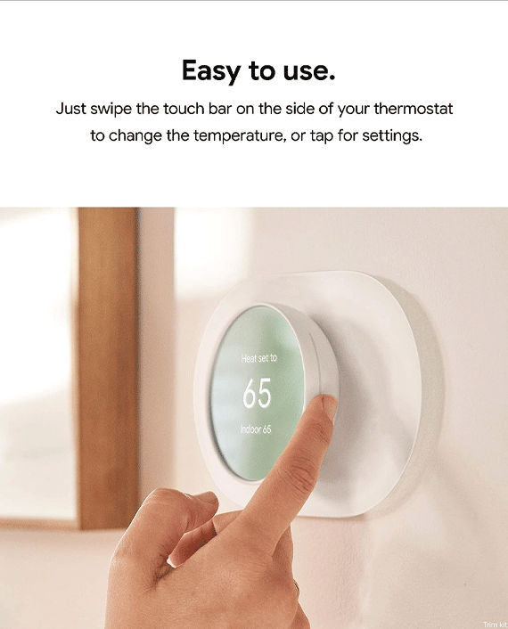 Buy Google Nest Thermostat 4th Gen GA02081 US in Qatar - AlaneesQatar.Qa