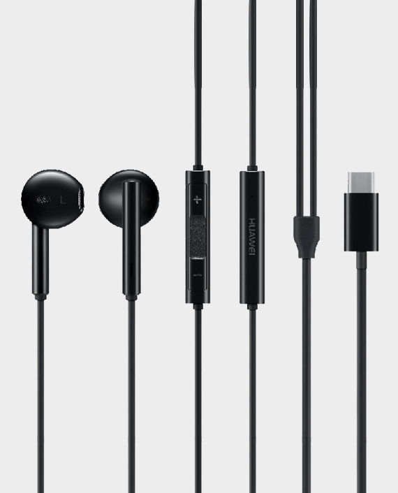 Buy Huawei CM33 Classic Earphones USB C Edition (Black) in Qatar ...