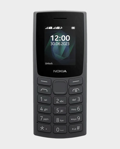 Buy Nokia 105 SS 2023 (Charcoal) in Qatar - AlaneesQatar.Qa