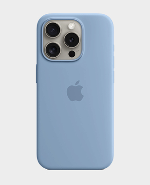 Buy Apple iPhone 15 Pro MagSafe Silicone Case - Winter Blue (pending ...