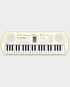 Buy Casio Mini Keyboard with 44 keys 100 Tones 50 Rhythms SA-80H2 - White in Qatar - AlaneesQatar.Qa