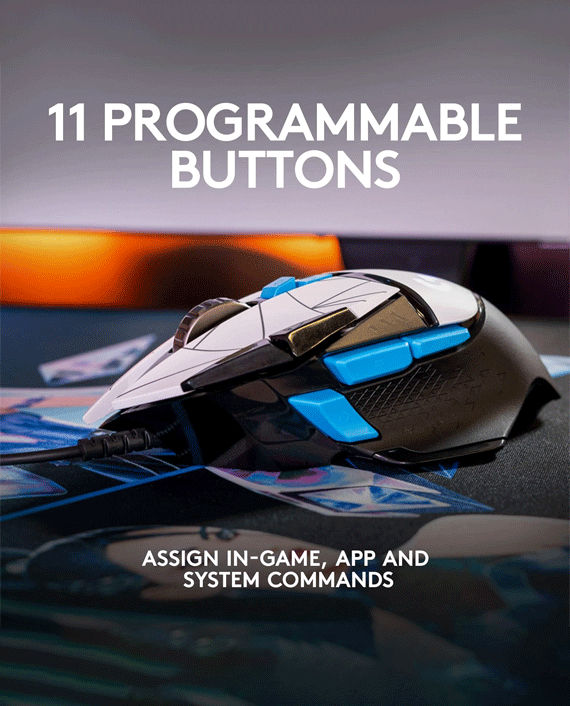 Buy Logitech G502 Hero KDA Edition Wired Gaming Mouse (KDA) in Qatar ...