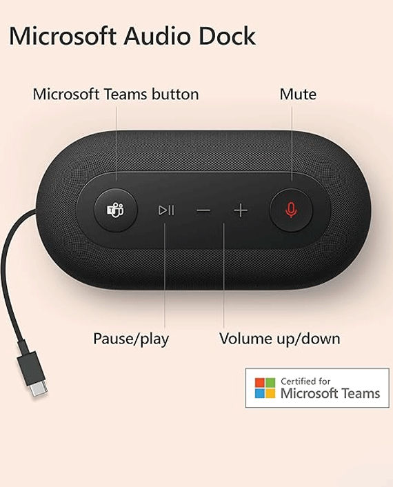 Buy Microsoft Audio Dock IVF-00011 in Qatar - AlaneesQatar.Qa