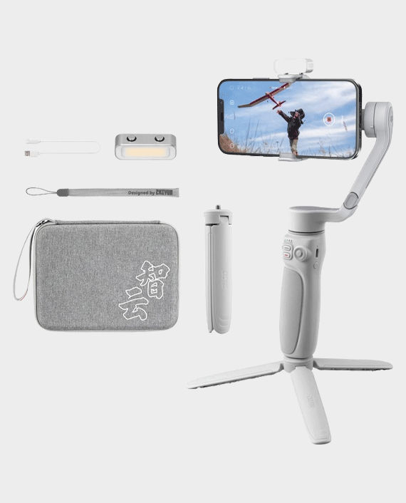 Buy Zhiyun Smooth Q4 3-Axis Smartphone Gimbal Stabilizer Combo in Qatar - AlaneesQatar.Qa