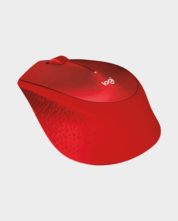 Buy Logitech M330 Silent Plus Wireless Mouse (Red) in Qatar ...