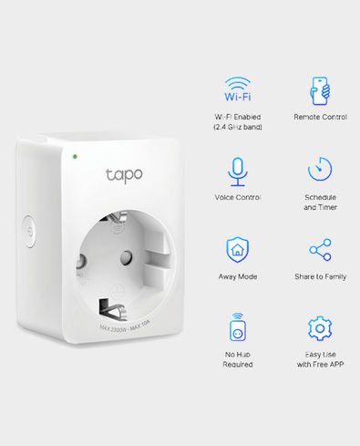 Buy Tapo Mini Smart Wi-Fi Socket-Tapo P100 in Qatar - AlaneesQatar.Qa