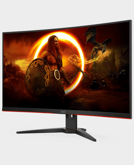 Buy AOC C32G2ZE Gaming Monitor Curved (240Hz 32 inch - Black/Red) in ...