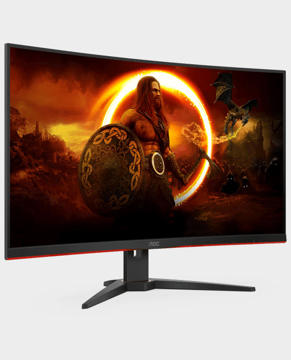 Buy AOC C32G2ZE Gaming Monitor Curved (240Hz 32 inch - Black/Red) in ...