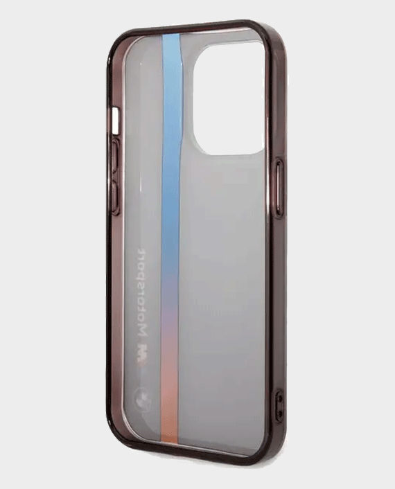 Buy BMW iPhone 15 Pro Max Motorsport IML Case With Tricolor Stripe ...