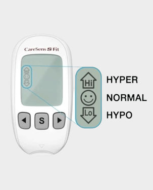 Buy CareSens S Fit Blood Glucose Monitoring System with 60 strips + 100 lancets in Qatar ...