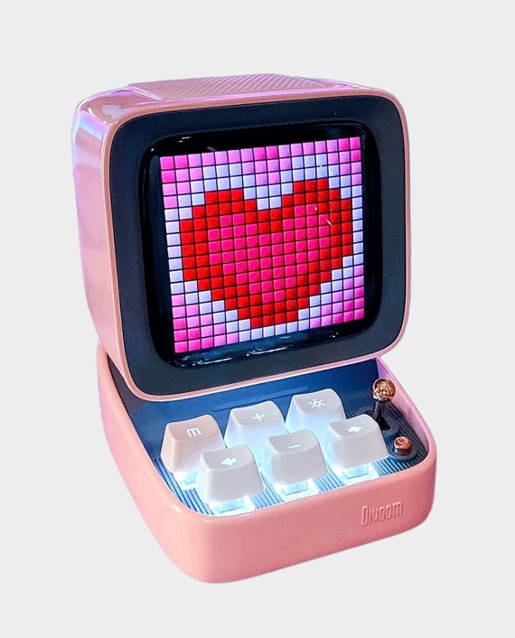 Buy Divoom DitooMic Bluetooth Speaker Microphone Karaoke Function (Pink ...