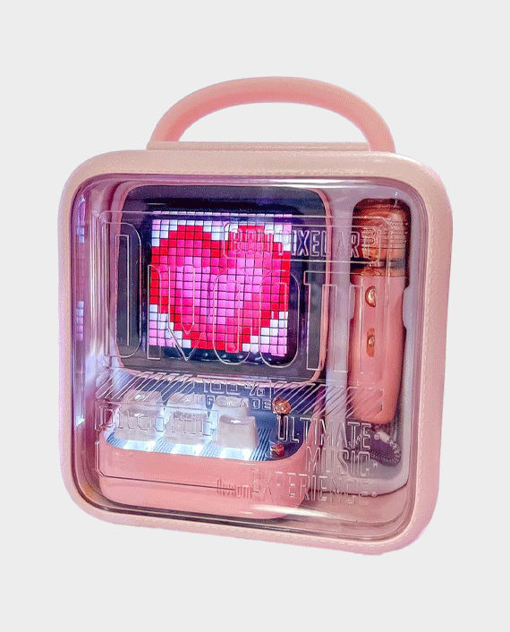 Buy Divoom DitooMic Bluetooth Speaker Microphone Karaoke Function (Pink ...