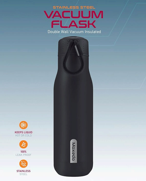 Buy Moxedo Stainless Steel Vacuum Flask in Qatar - AlaneesQatar.Qa