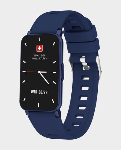 Buy Swiss Military Rhine Smart Band (Blue) in Qatar - AlaneesQatar.Qa