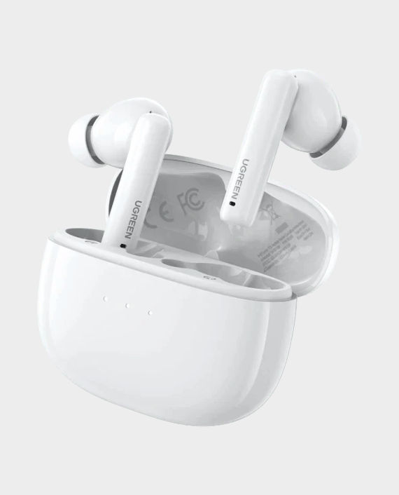 Buy Ugreen HiTune T3 Active Noise-Cancelling Wireless Earbuds (White ...