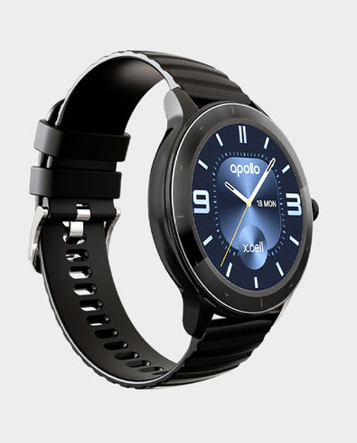 Buy X.Cell Smart Watch Apollo W2 (Black) in Qatar - AlaneesQatar.Qa