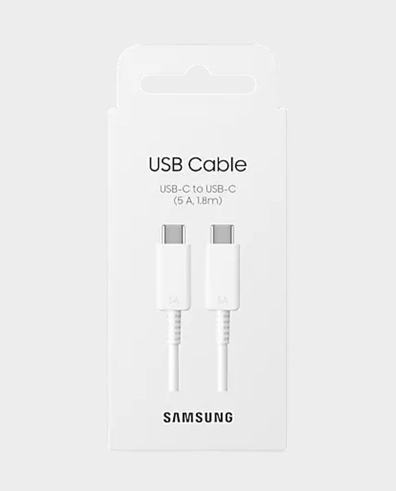 Buy Samsung USB Cable USB-C to USB-C 5A in Qatar - AlaneesQatar.Qa